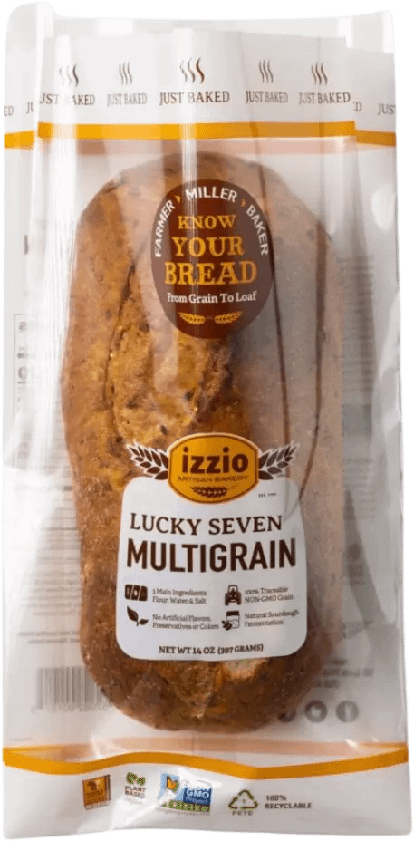 Lucky 7 Multigrain Batard - izzio Artisan Bakery